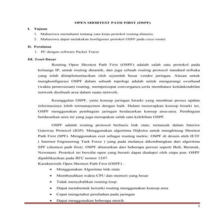 Ospf | PDF