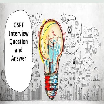 OSPF Interview Question and Answer - CCNA | PPTX