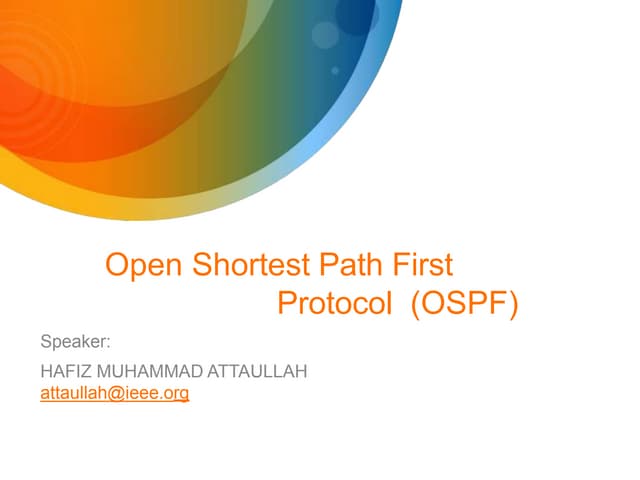 Link state routing protocol | PPTX