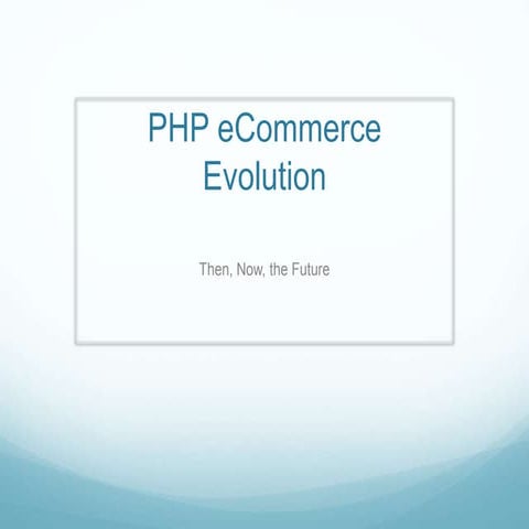 Open Source Ecommerce Php Power Ppt