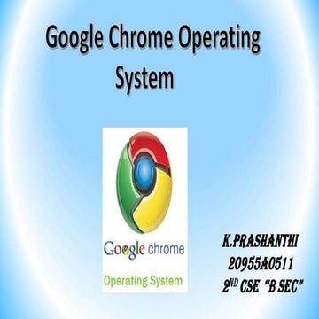 google chrome operating system | PPT