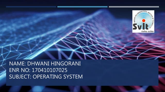 Inter Process Communication Ppt