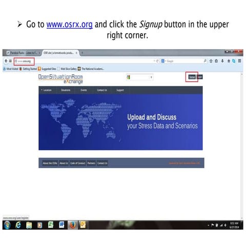 OSRx, sign up and add content! | PPT