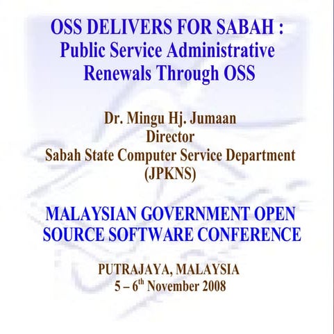 OSCC MAMPU Malaysia January 2009 E Newsletter | PDF