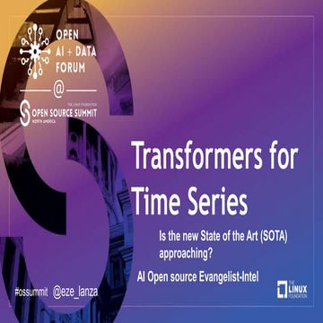Transformers for time series | PPTX