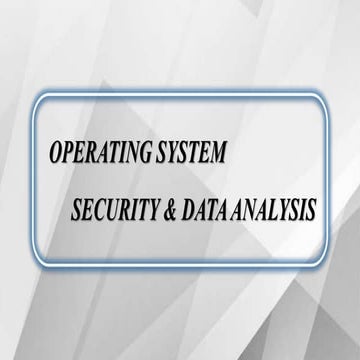 operating system Security presentation vol 3 | PPTX | Computing ...