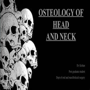 Osteology of facial skeleton | PPTX