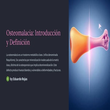 Osteomalacia de la mandaría fhs w jahwibdl sj | PDF