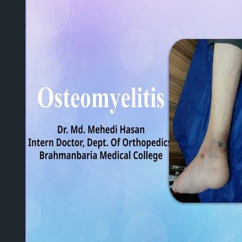 Osteomyelitis | PPTX