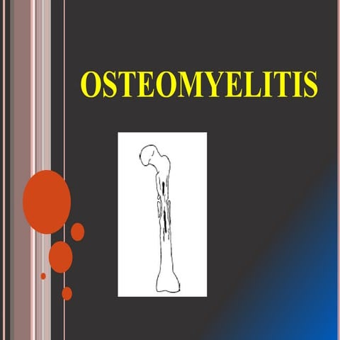 osteomyelitis-Types, clinic features and treatment.pptx | Bone and ...