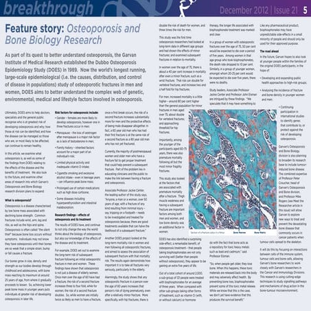 Osteoporosis And Bone Biology Research | PDF