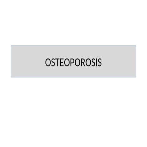 Osteoporosis Sigma 2016 Latest Abridged Ppt