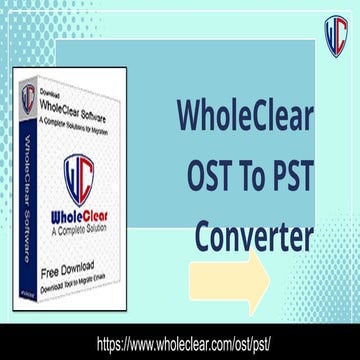 Conversion of Outlook OST file To PST forat.pptx
