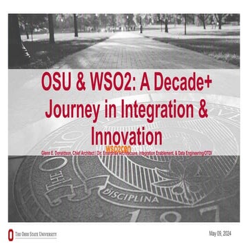 WSO2CON 2024 - OSU & WSO2: A Decade Journey in Integration & Innovation | PPT