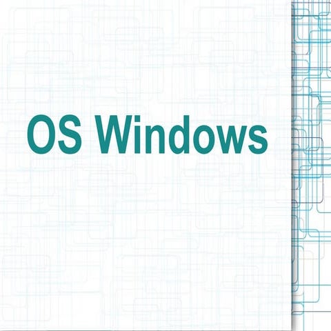 OS Windows | PPT