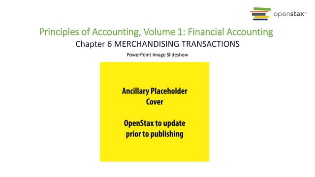 Source documents and journalizing process in a merchandising business ...