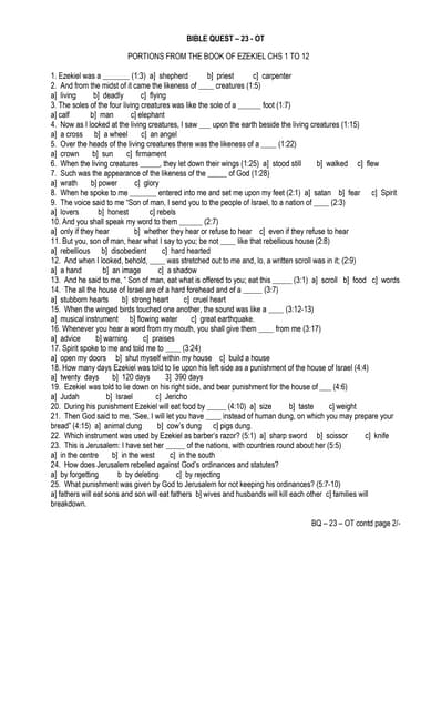 Nt19 revelation and 1-3 letters of john | PDF