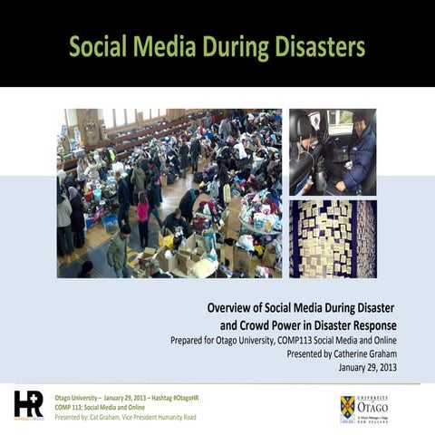 Overview of Social Media During Disaster | PPS