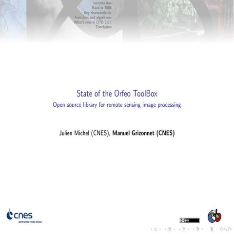 General presentation of OTB | PDF