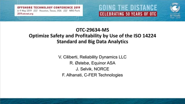 Equipment Taxonomy for the Collection of Maintenance and Reliability ...