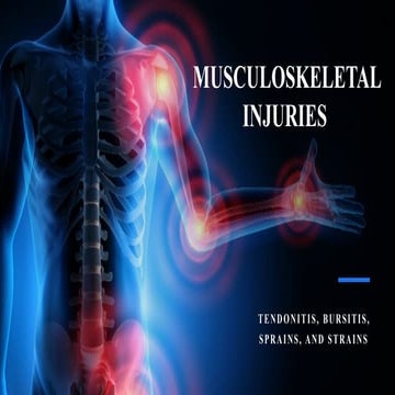musculoskeletal injuries (sprains,strains) | PPTX