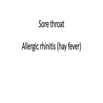 OTC Medications - Sore Throat | PDF