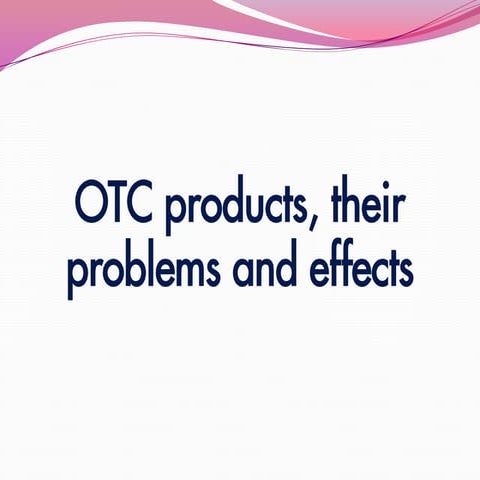 Otc products | PPT