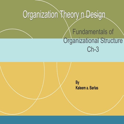 Otd ch-3-fundamental-org,structre | PPTX