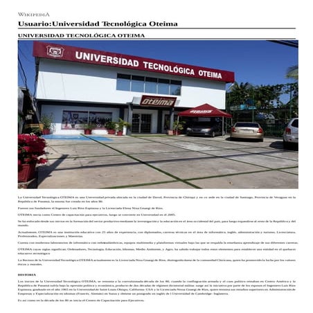 Universidad tecnologica oteima (1) | PDF