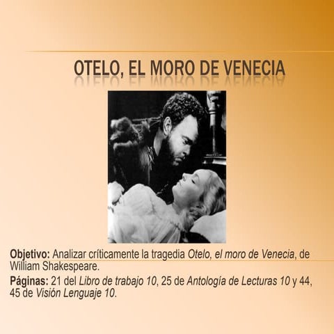 Otelo, el moro de venecia | PPTX
