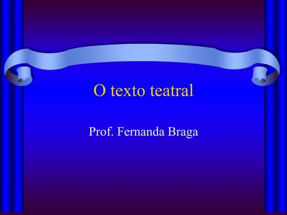 Prova 1.ª elementos do teatro a | PDF