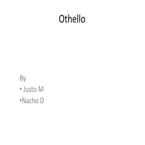 Othello | PPT