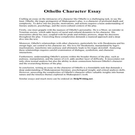 Othello Character Essay.pdf