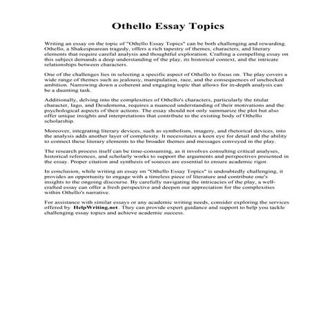 Othello Essay Topics.pdf