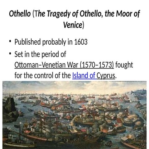 Othello PPT.pptx the tragedy of othello the mood of venice.Character ...