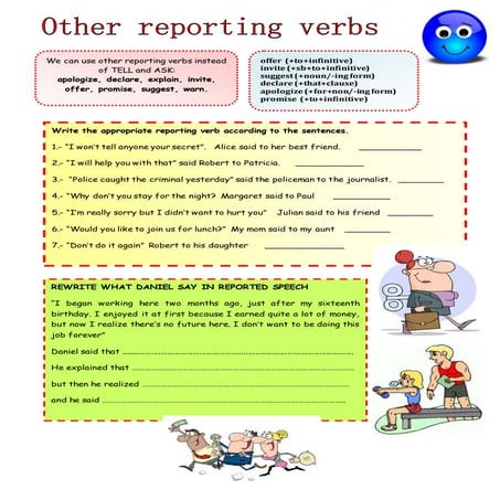Other reporting-verbs | DOC
