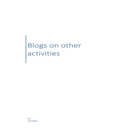 Other blogs | PDF