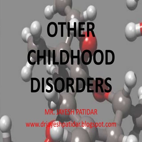 Other childhood disorders | PPSX