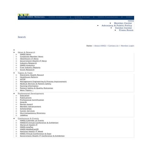 Other Himss Websites. Washington Dc Chapter Membership Order Doc | DOC