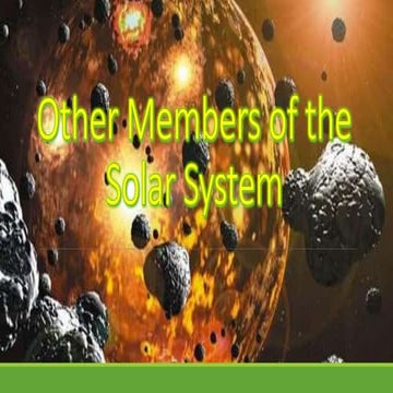 Other members of the solar system | PPTX