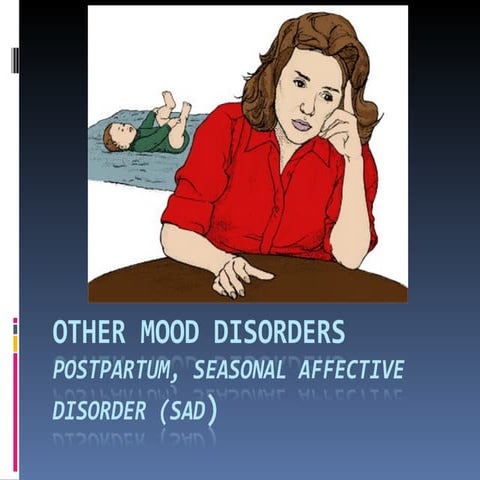 Other mood disorders, unit 8 | PPT