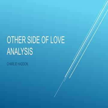 Other side of love analysis | PPTX | Women\'s Clothing | Women\'s Fashion