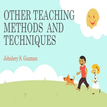 OTHER TEACHING METHODS AND TECHNIQUES.pptx