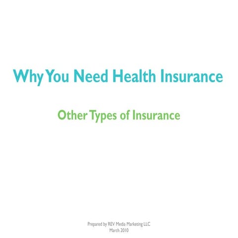 Why should you get Health Insurance | PPTX
