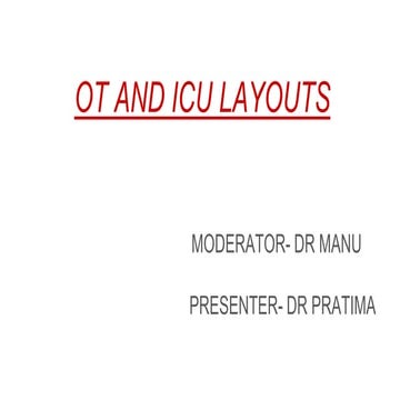 operating theathre zone and colour coding | PPTX