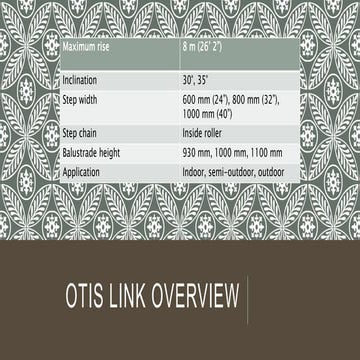 otis elevators and escalators presentation | PPTX