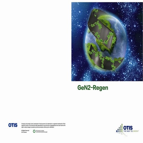 Catalog thang máy Otis GEN2-Regen | PDF