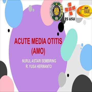 ACUTE OTITIS MEDIA presentation.pptx Introduction Definition Anatomy ...