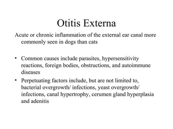 Otitis externa | PDF