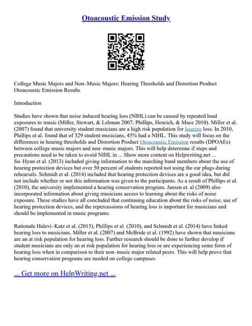 hearing impaired and learning disabled students | PPTX